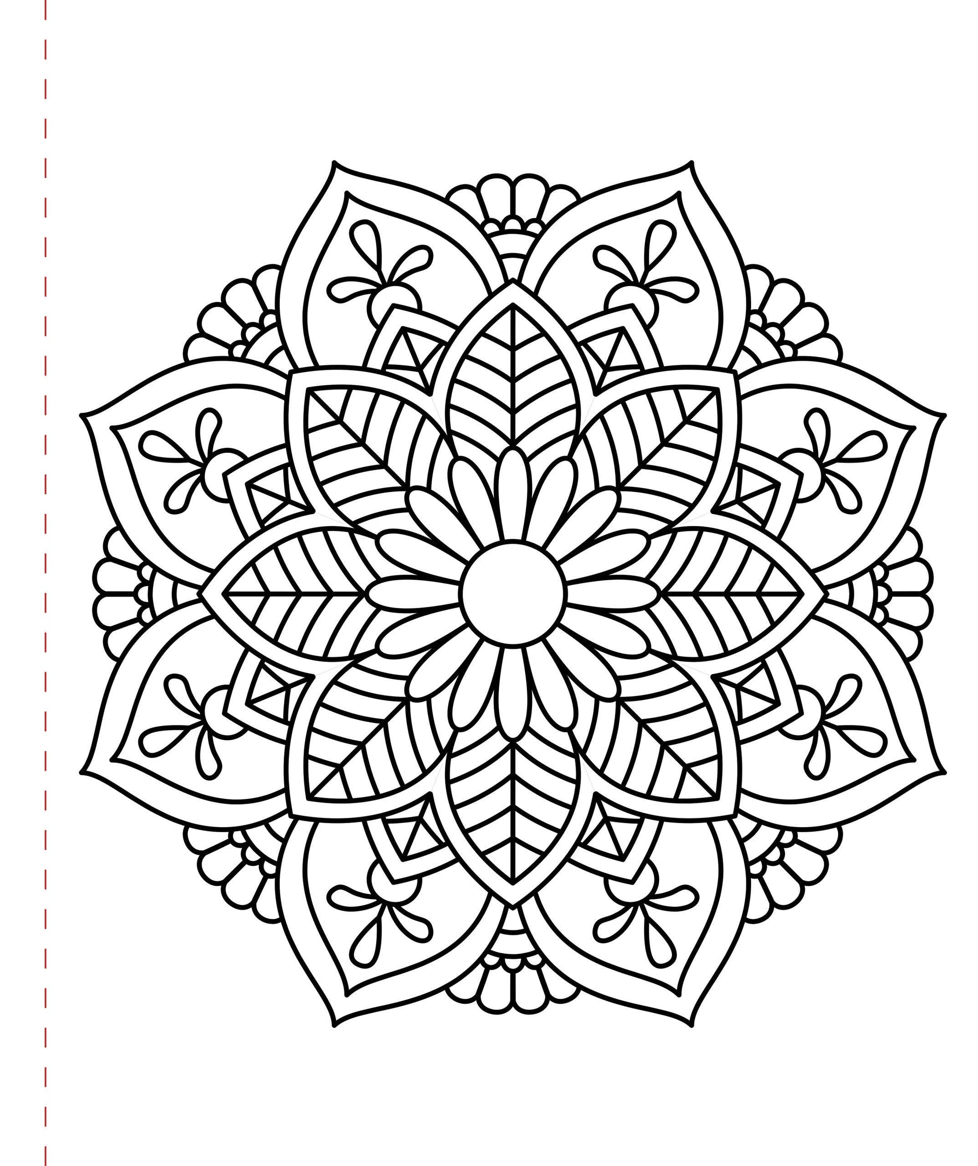 Mindfulness Large Print Coloring Book