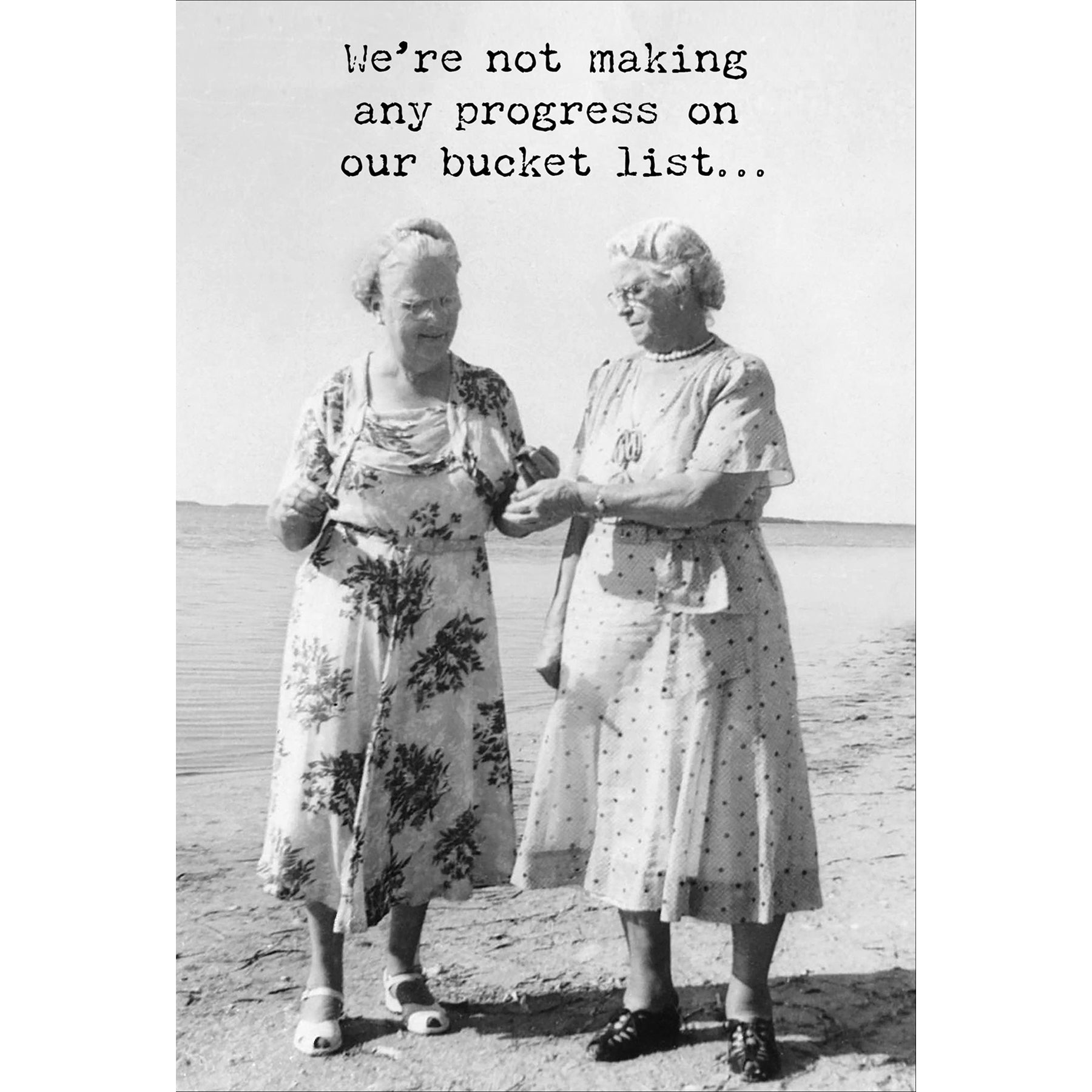 Bucket List Greeting Card - Just For Fun