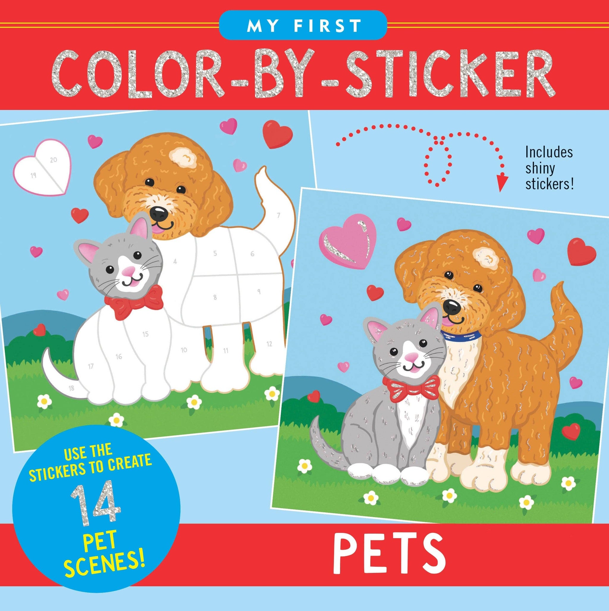 My First Color-by-Sticker Book - Pets